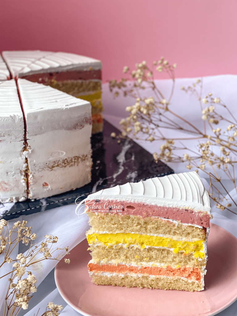 Spring Cheese Cake - Birthday Cake Kuching