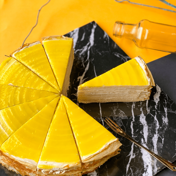 Mango Tango Mille Crepe - Birthday Cake Kuching