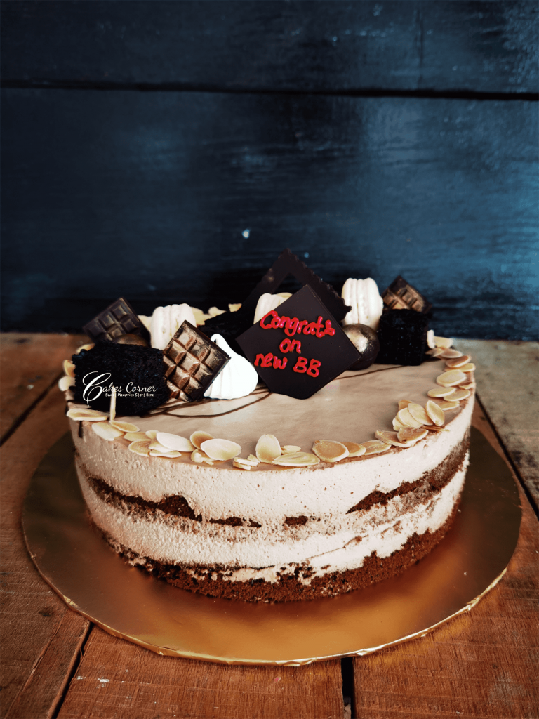 Milk Chocolate Mousse - Birthday Cake Kuching