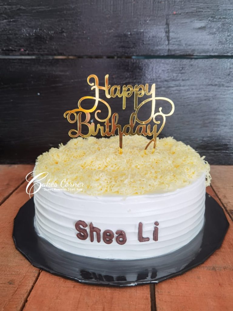 Snow Cheese Cake - Birthday Cake Kuching