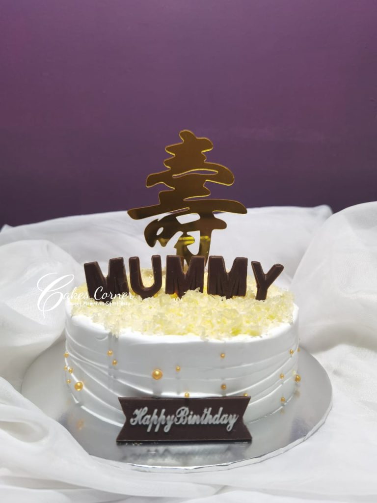 Snow Cheese Cake - Birthday Cake Kuching