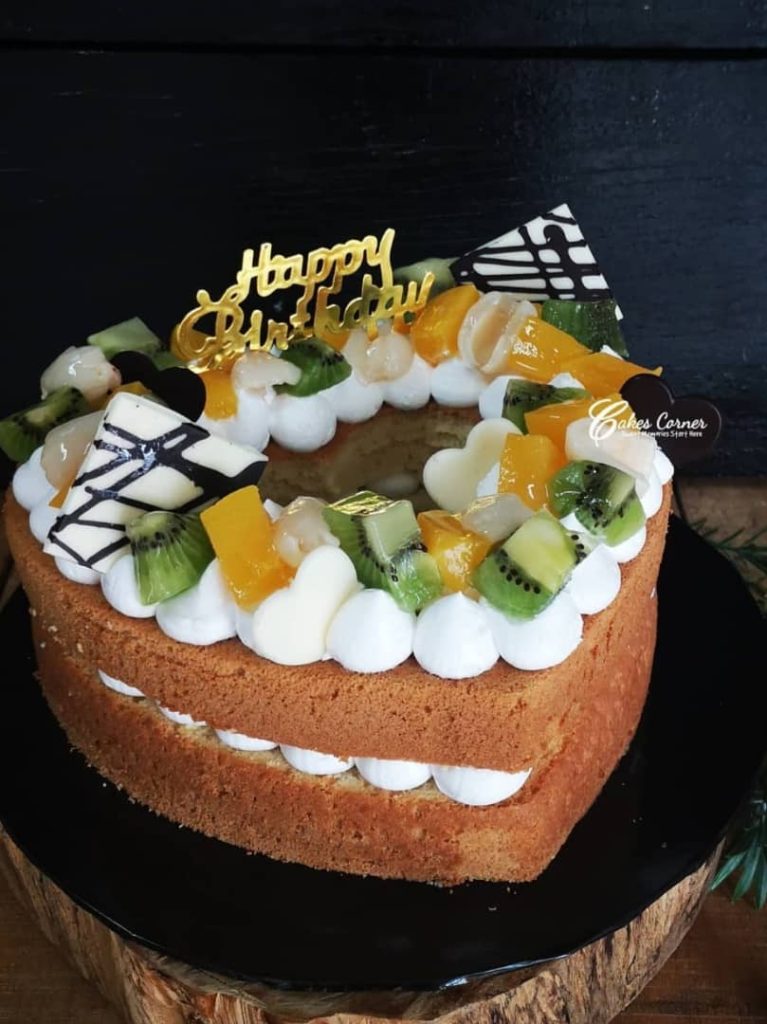 Alphabet Monogram Cake - Birthday Cake Kuching